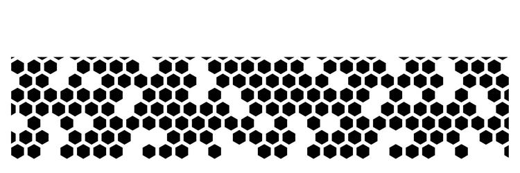 Honeycomb bees simple design Royalty Free Vector Image