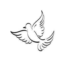 Sketch of first holy communion element Royalty Free Vector