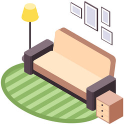 Living room design layout interior Royalty Free Vector Image