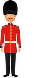 Queens guard Royalty Free Vector Image - VectorStock