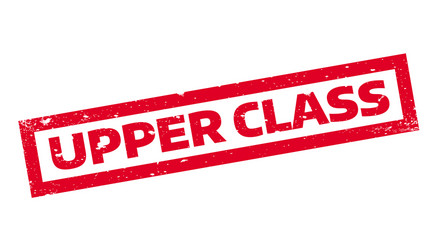Upper class rubber stamp Royalty Free Vector Image