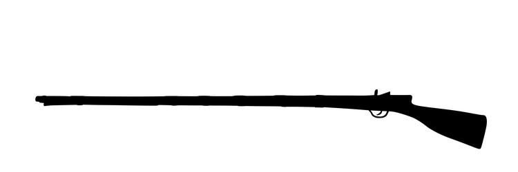 Musket Flintlock Rifle Vector Images (97)