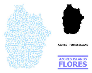 Flores Azores Map Vector Images (over 190)