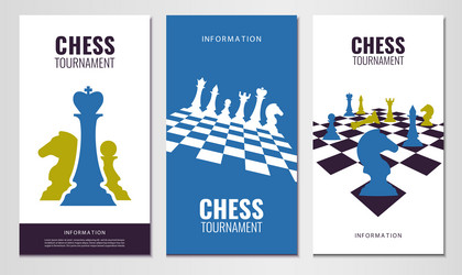 Chess banner Royalty Free Vector Image - VectorStock
