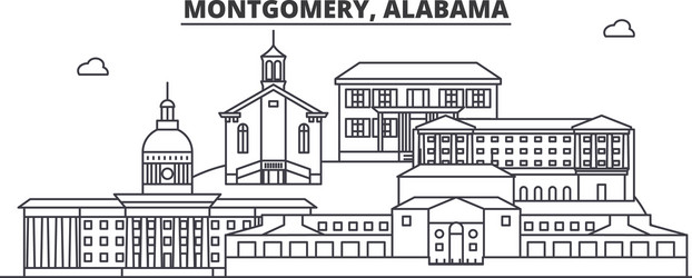Montgomery Alabama Skyline Vector Images (66)