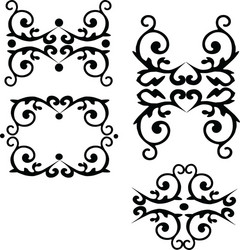 Simple Filigree Vector Images (over 3,400)