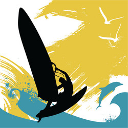 Surfing Royalty Free Vector Image - VectorStock