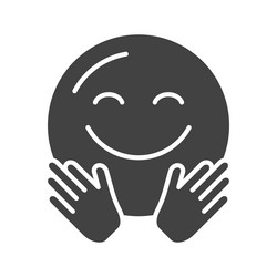 Emoticon Hug Smiley Vector Images (92)
