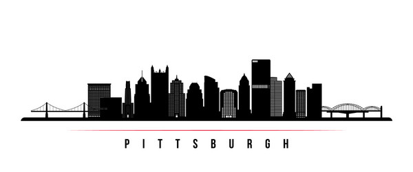 Pittsburgh skyline Royalty Free Vector Image - VectorStock