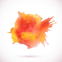 Watercolor colorful blot Royalty Free Vector Image