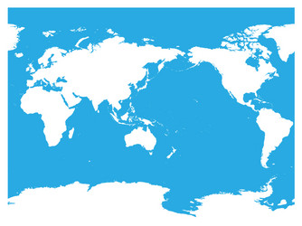 World Map Australia Centered Vector Images (over 200)