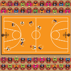 Top of Basketball Vector Images (over 2,000)