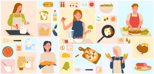 Cooking Food Vector Images (over 730,000)