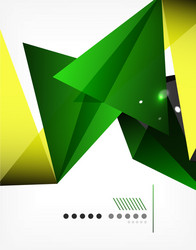 Geometrical abstract triangle background Vector Image