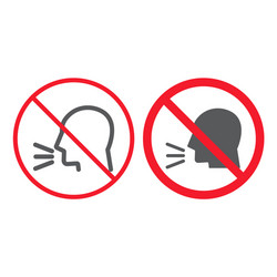 Shhh sound used to call for silence shh keep Vector Image