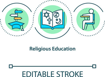 Religious education and spirituality concept Vector Image