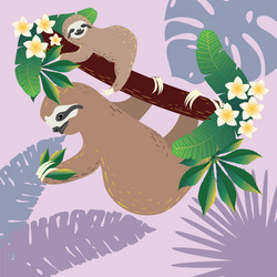 Sloth Mom Cartoon Vector Images (90)