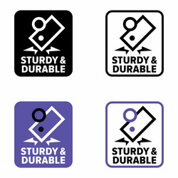 Leak proof information sign Royalty Free Vector Image