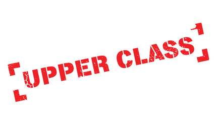 Upper class rubber stamp Royalty Free Vector Image