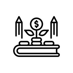 Tuition cost Royalty Free Vector Image - VectorStock