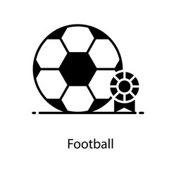 Inflate football Royalty Free Vector Image - VectorStock