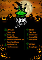 Food menu headlines set Royalty Free Vector Image