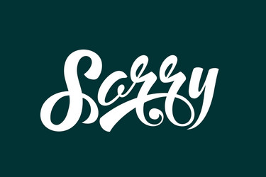 Sorry Text Art Vector Images (over 1,000)