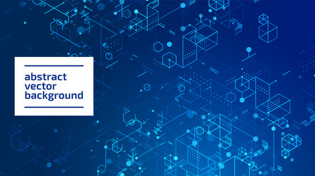 Abstract digital data lines background Royalty Free Vector