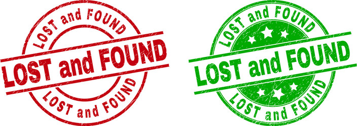 Lost and found speech bubble Royalty Free Vector Image