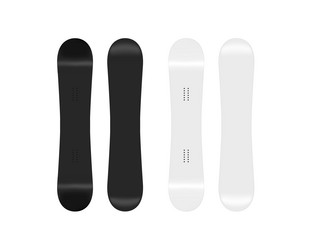 Snowboard template design space Royalty Free Vector Image