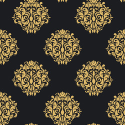 Dark vintage seamless wallpaper Royalty Free Vector Image