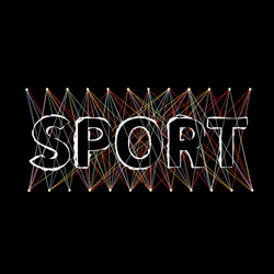Word sport Royalty Free Vector Image - VectorStock