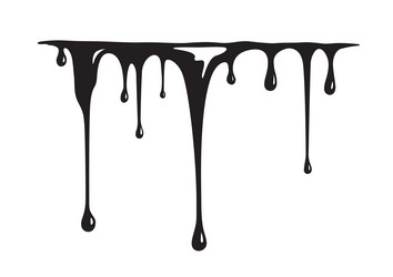 Dripping Paint Splatter Royalty Free Vector Image