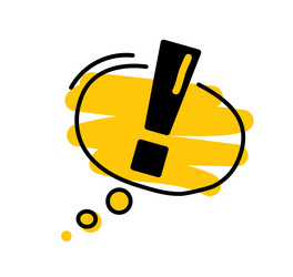 Yellow Exclamation Mark Vector Images (over 3,100)