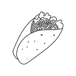 Shawarma Sketch Vector Images (over 270)