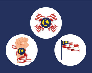 Malaysia Merdeka Flag Vector Images (over 580)