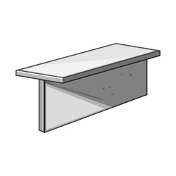 Structure steel beam cartoon Royalty Free Vector Image