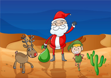Red santa claus suit Royalty Free Vector Image