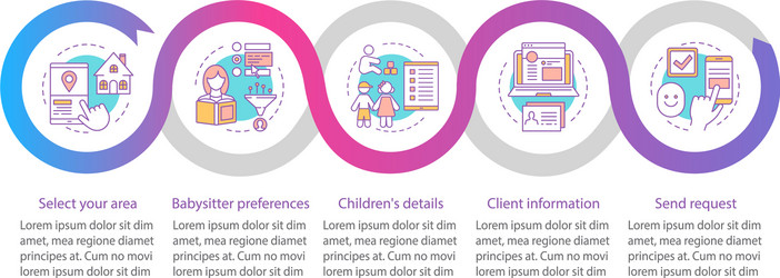 Request and plan concept icon Royalty Free Vector Image