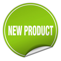 New sticker on white background Royalty Free Vector Image
