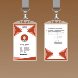 Id Card Orange Vector Images (over 1,200)