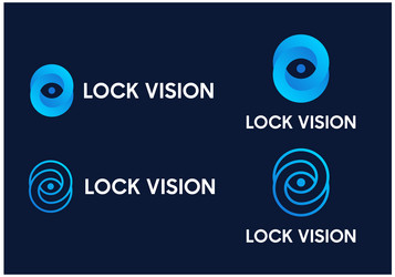 Security vision logo design template Royalty Free Vector