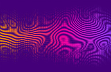 Abstract halftone gradient Royalty Free Vector Image