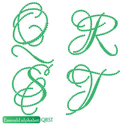 Colors of emerald Royalty Free Vector Image - VectorStock