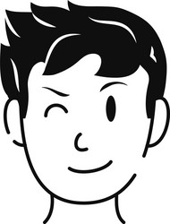 Man Winking Vector Images (over 1,800)