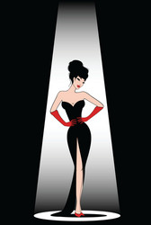 Pinup Black Vector Images (over 1,600)