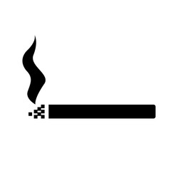 No smoking icon prohibition of cigarettes Vector Image