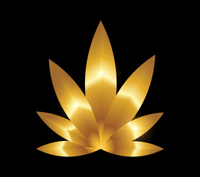 Gold Cannabis Leaf Vector Images (over 940)