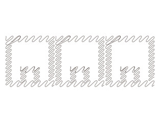 Outline sketch of rectangle circle silhouette Vector Image
