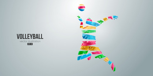 Abstract Volleyball Female Vector Images (over 360)